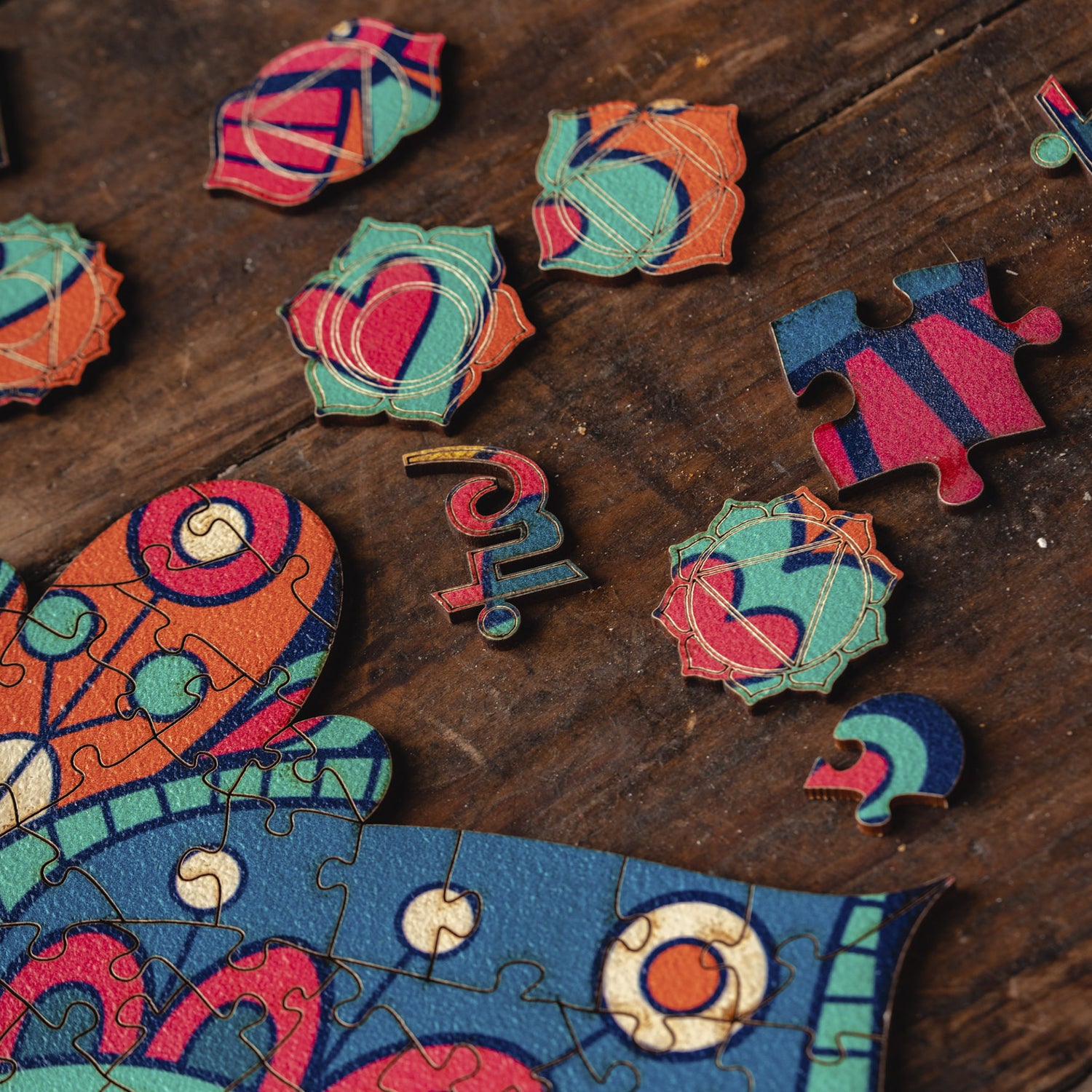 Mandala Trebol Bleu/mandala azul – Madrilab