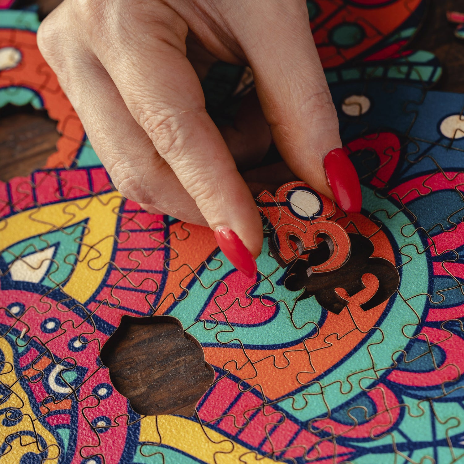 Mandala Trebol Bleu/mandala azul – Madrilab